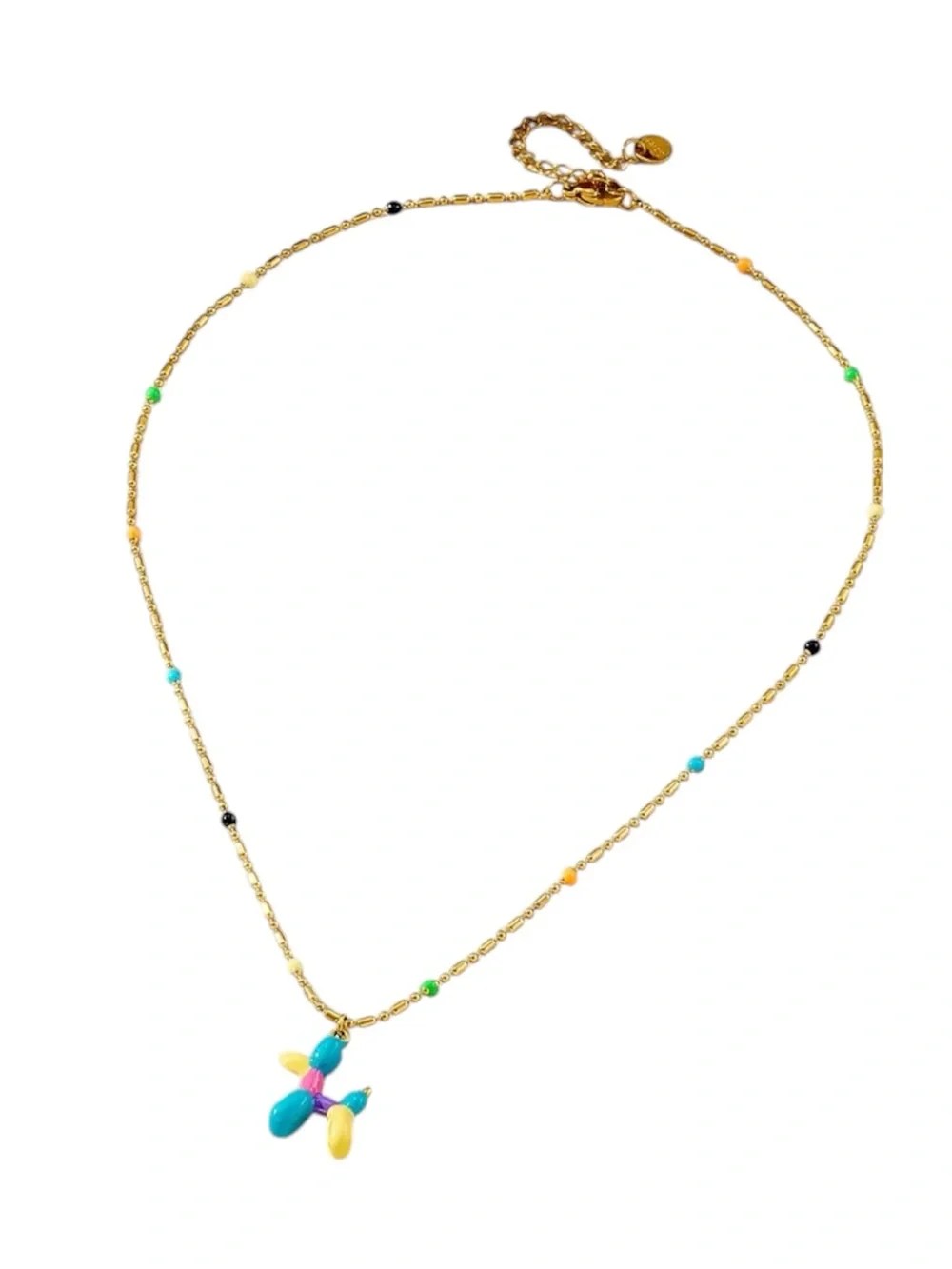 unbranded | Jewelry | Multicolor Balloon Dog Pendant Necklace On ...